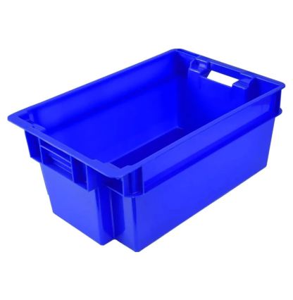SSTNERO-2549 2549 Lightweight Plastic Crate 49 L | Stackable & Nestable ...